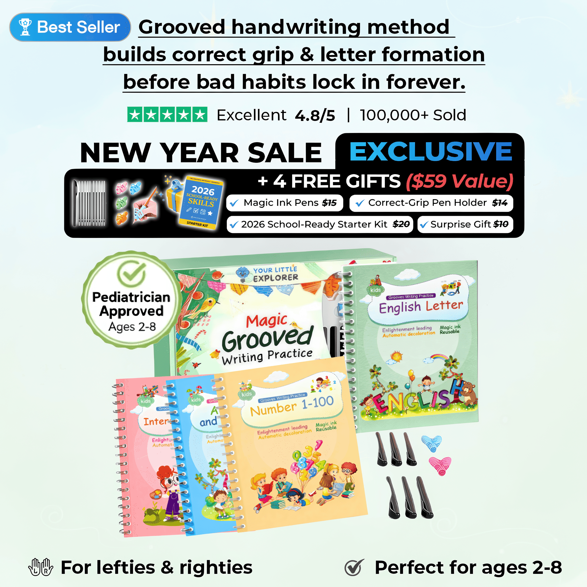 MotorMagic™ Happy Writer System — Watch Them BEG to Practice – Your Little Explorer